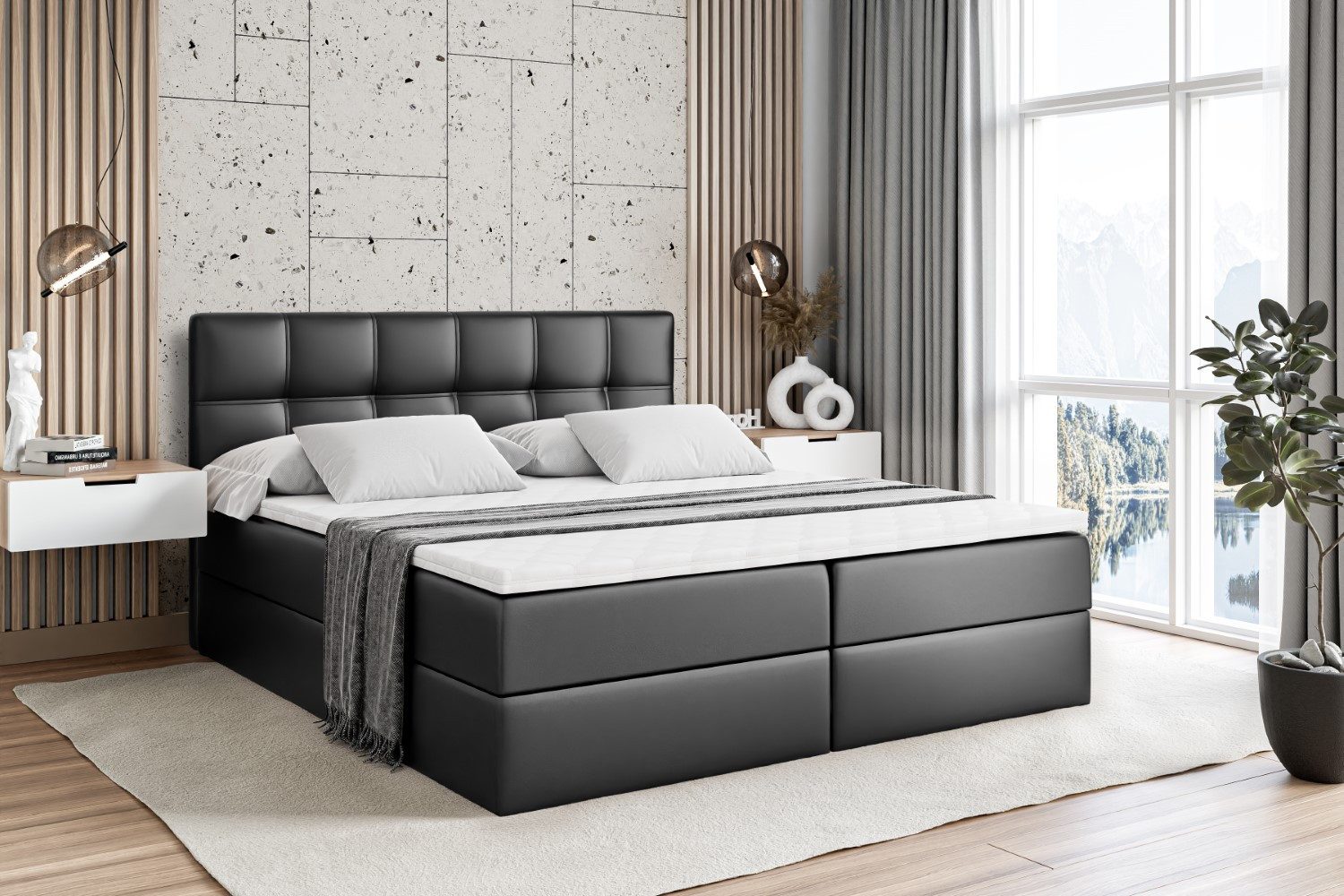 Altdecor Boxbett Marce Multipocket Matratze H4 H3 Matratze